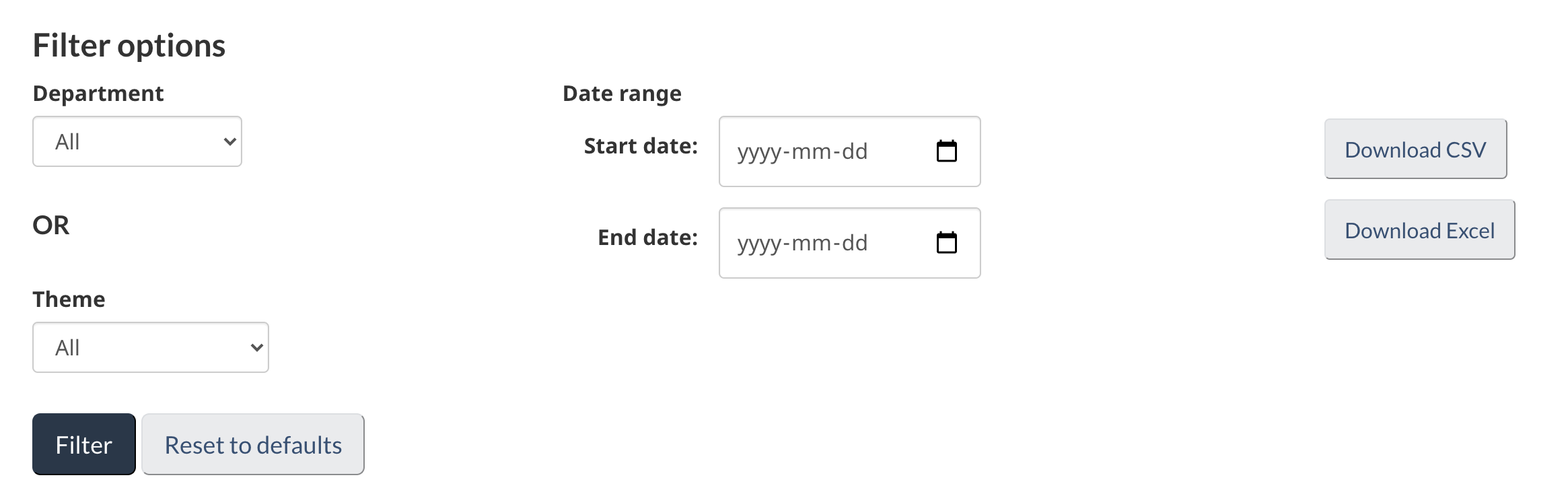 Filter Button Does Not Search For My Custom Date Picker On Click