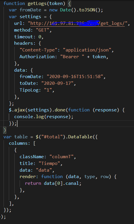 Show Data With Render Function DataTables Forums