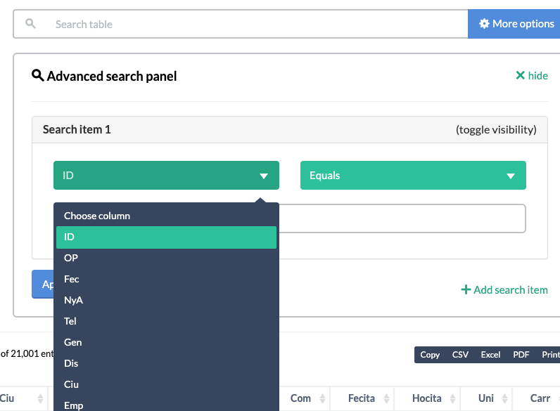 Multi Search Box DataTables Forums