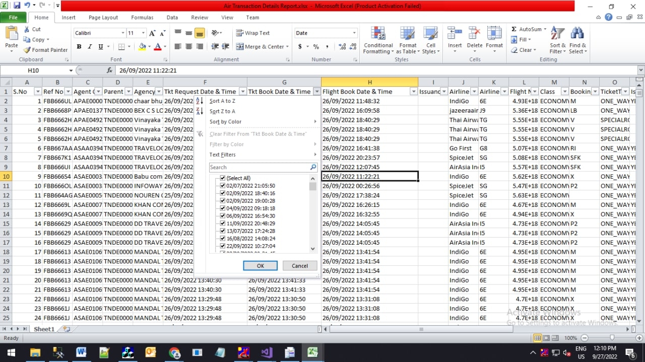 Datetime Filter Not Applied After Export To Excel Datatable DataTables Forums