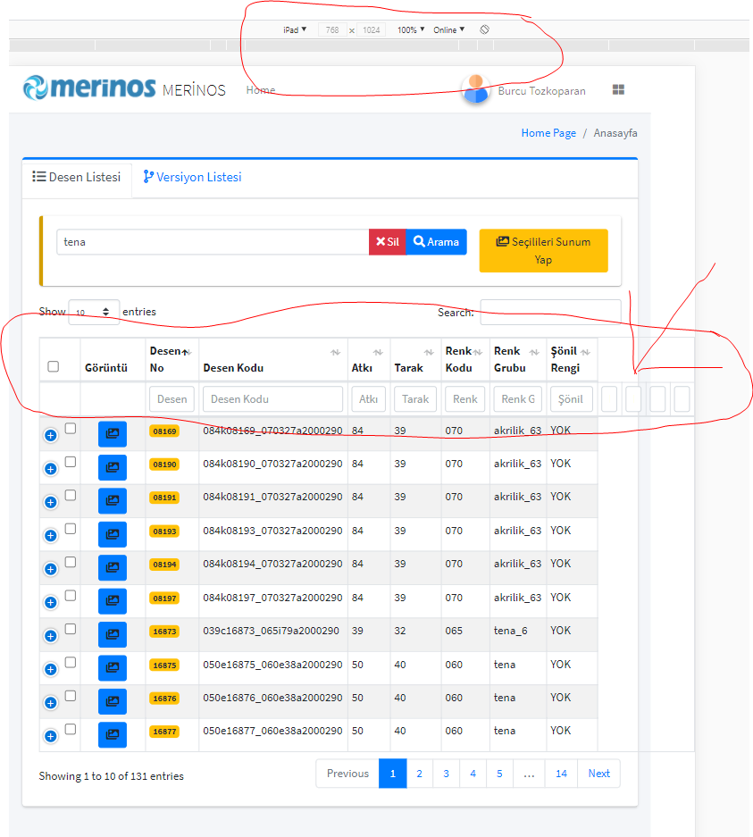 Need Example Of Searching Datatables Column By Clicking Bootstrap 