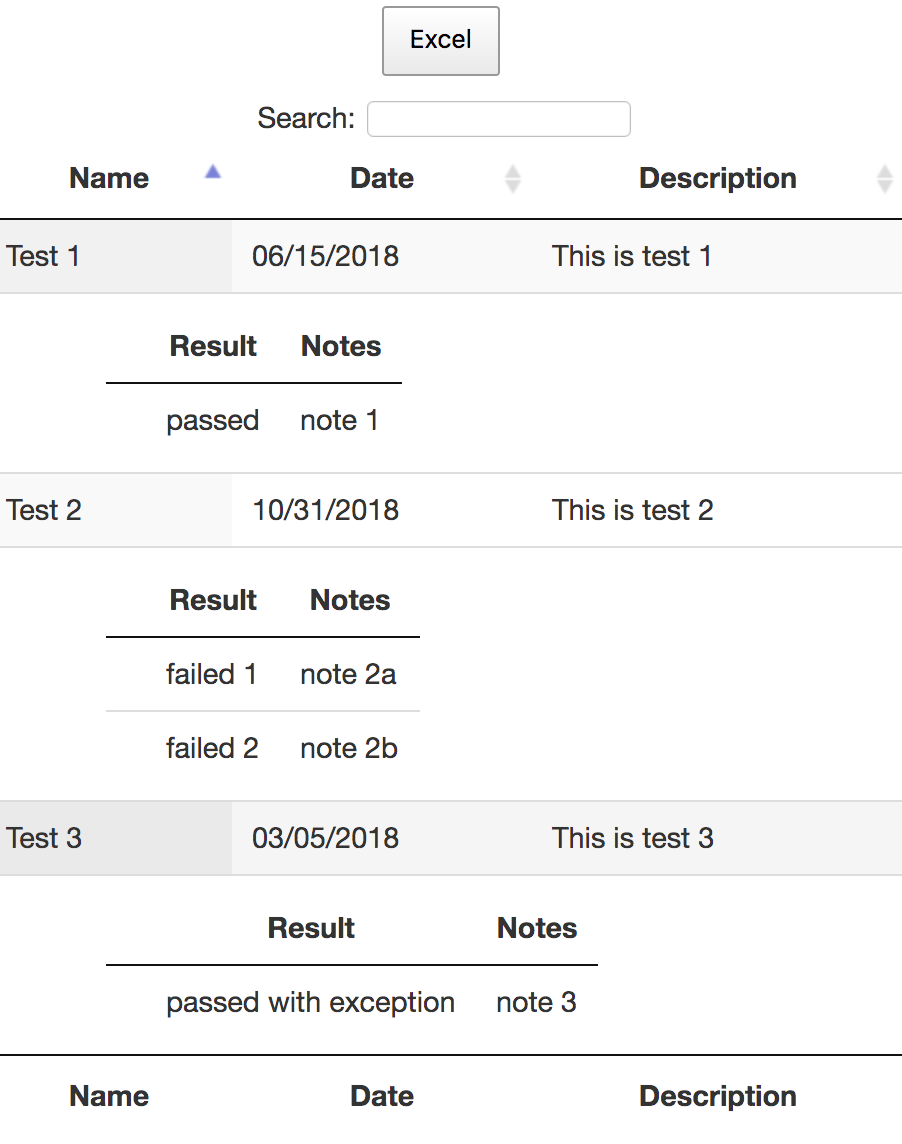 How To Add Rows To Excel Export Or Why Are My Child Rows Not Exported 